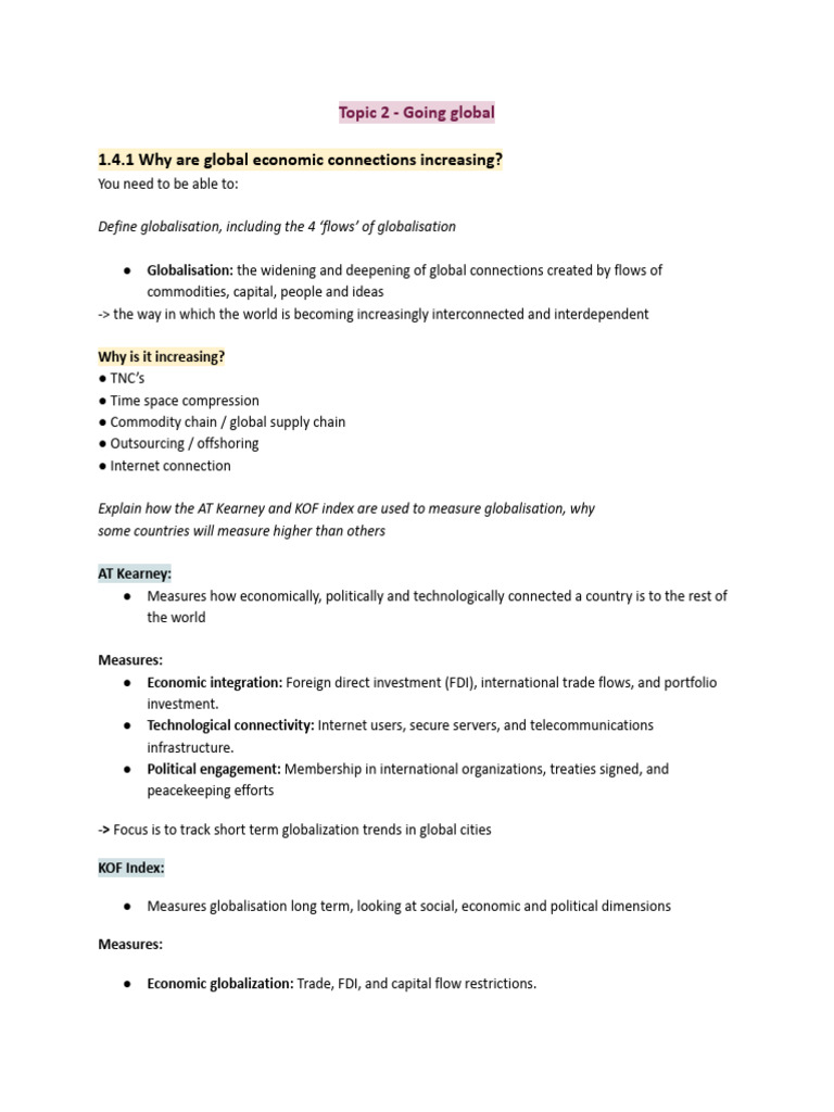 Going Global | PDF | Globalization | Outsourcing