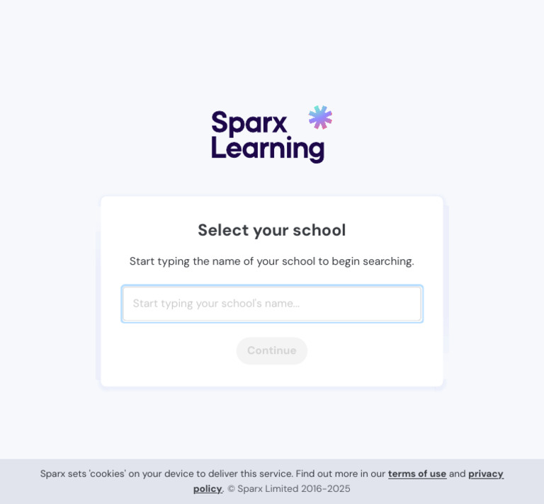 Sparx Learning - Select School | PDF