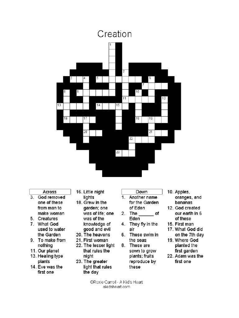 Creation Crossword | PDF
