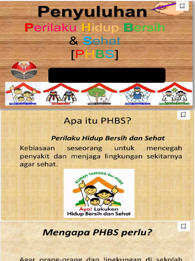 Phbs Di Sekolah | PDF