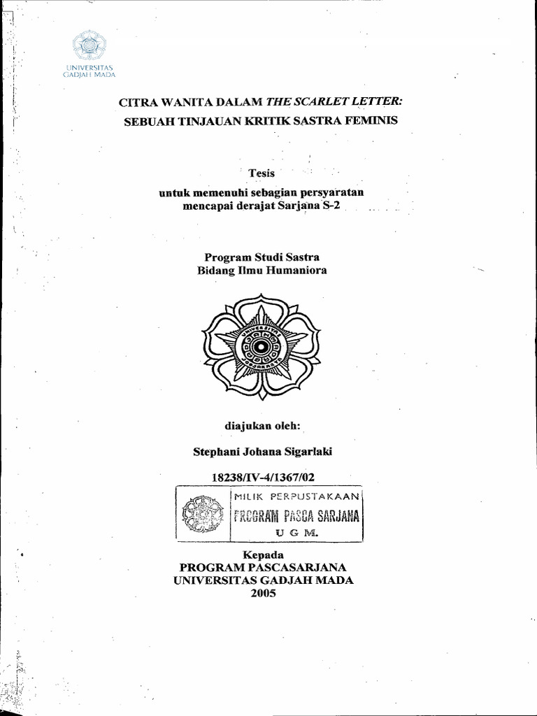 S2 PAS 2005 Stephani Johana Sigarlaki Title | PDF