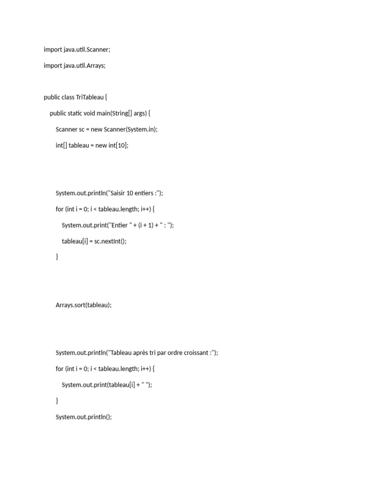 TP Exercise 5 Java Serie | PDF