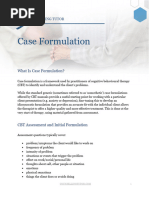 CBT Longitudinal Formulation Guide | PDF | Cognitive Behavioral Therapy ...