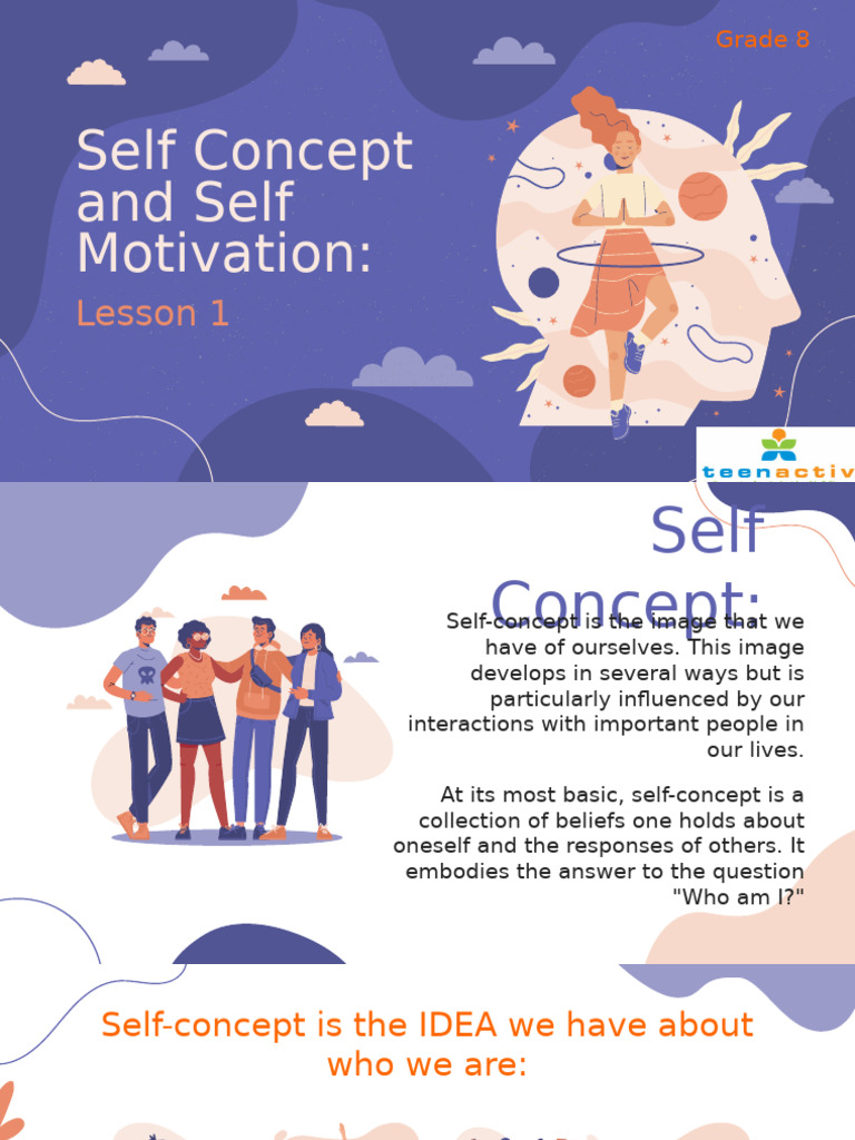 Lesson 1 _Self concept & Self Motivation b3818d128d50 | PDF | Self Concept | Motivational