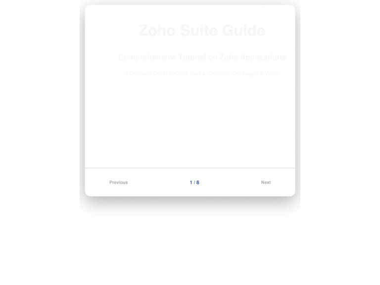 Zoho Presentation Pdf