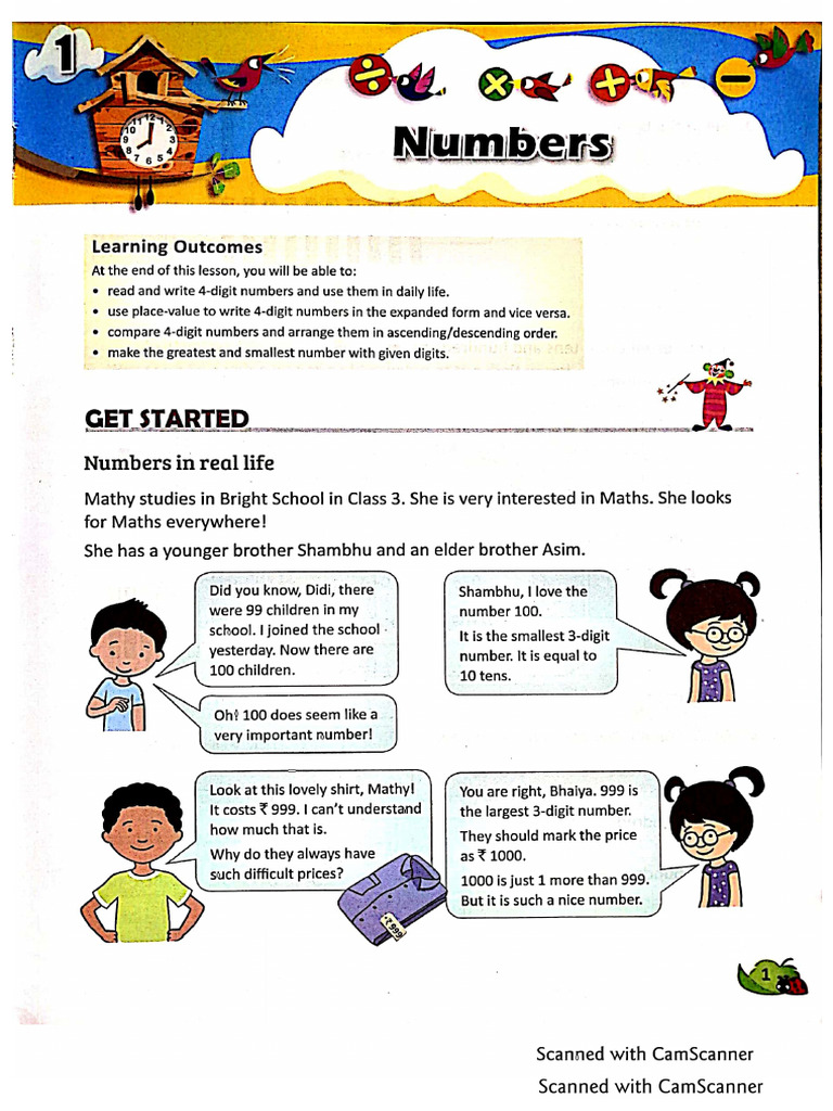 Class3 Numbers - Chapter1 | PDF