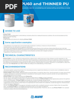 Weberdry 360 PU Waterproofing Guide | PDF | Concrete | Materials