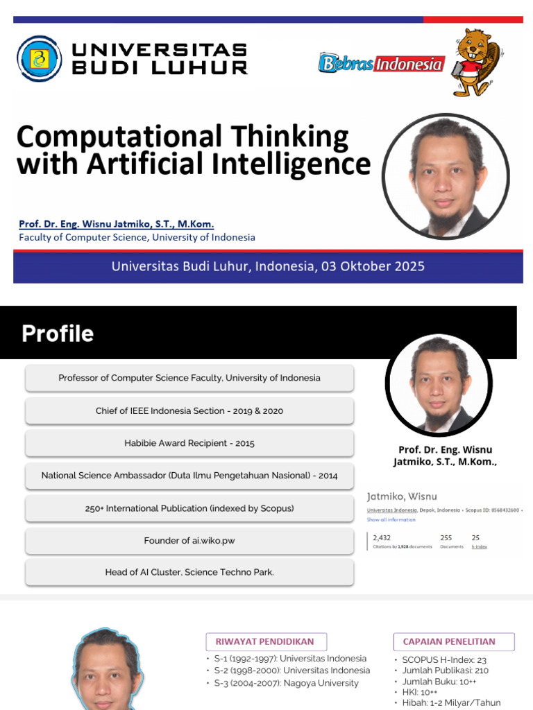 Bebras Challenge - Prof Wisnu Jatmiko | PDF