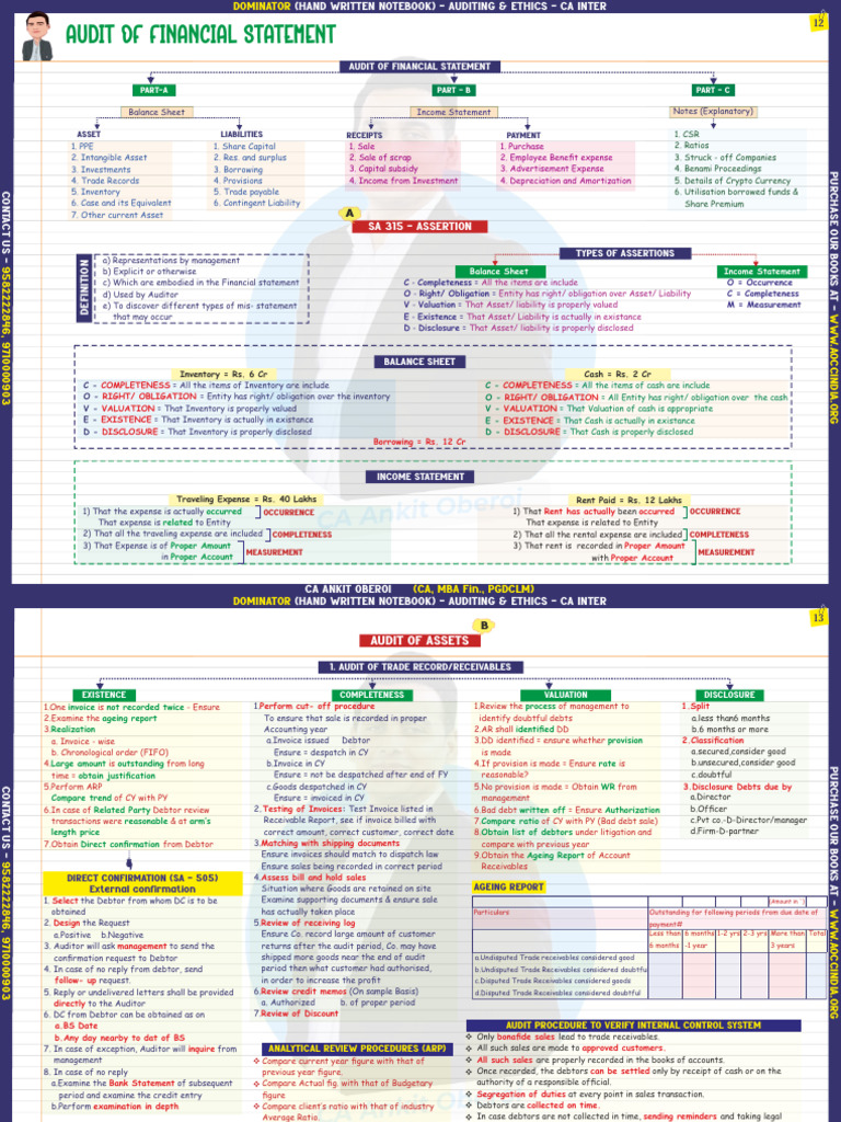 Dominator-Audit of FS | PDF | Expense | Valuation (Finance)
