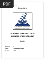 EVS Project Cover Page Design | PDF