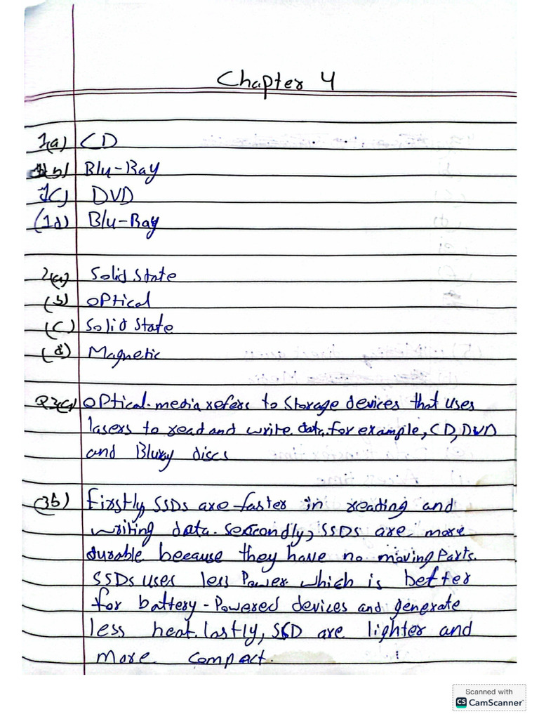 Chapter 4 Exam Style Questions | PDF