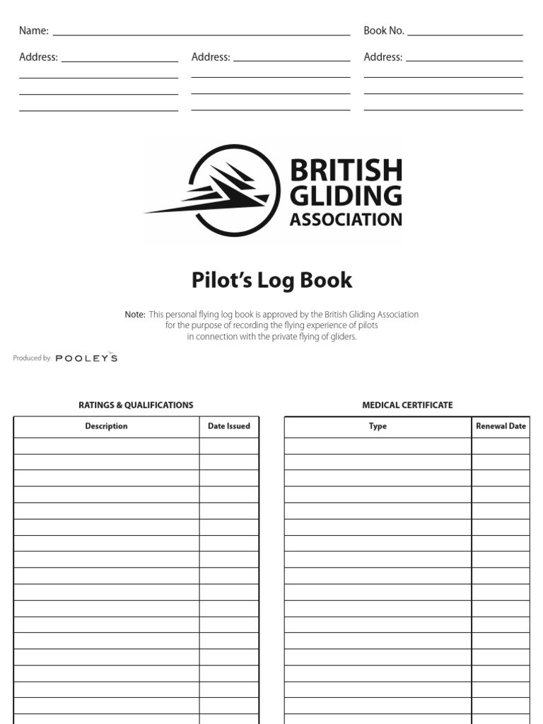 pages-from-pooleys-bga-glider-logbook-2016-amended (1) | PDF | Gliding ...