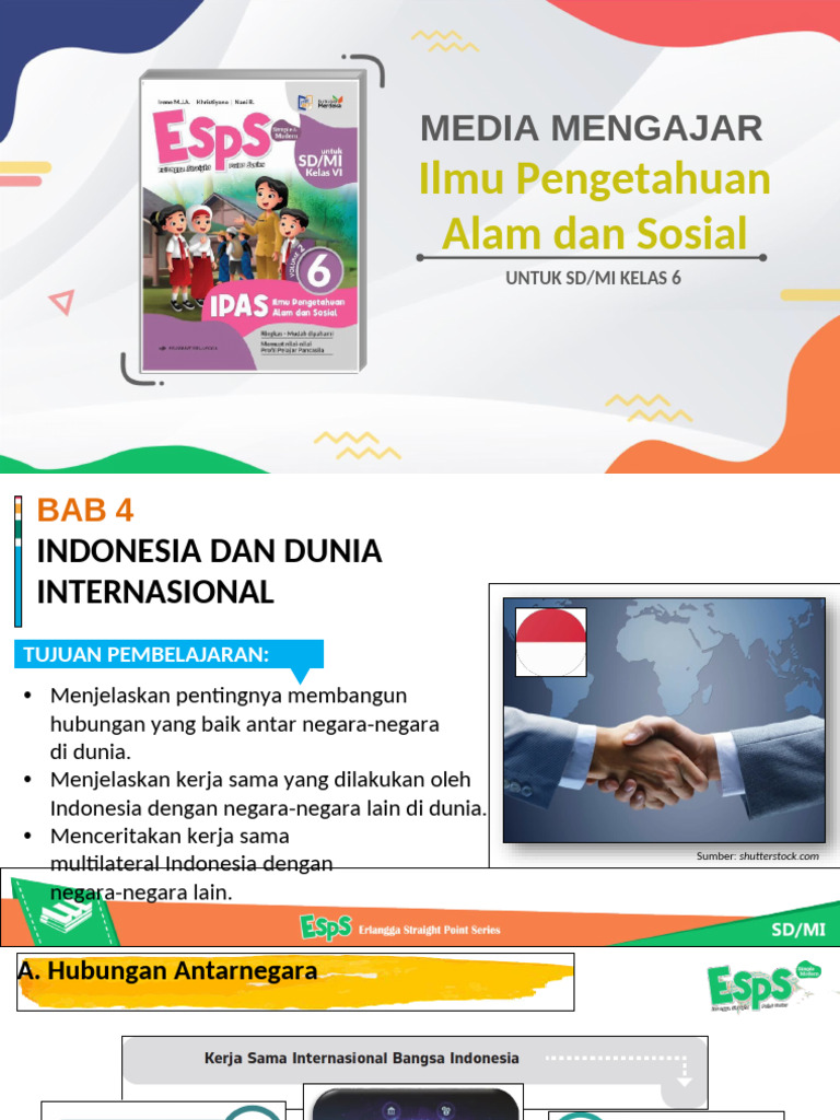 PPT IPAS 6 Indonesia Dan Dunia Internasional | PDF