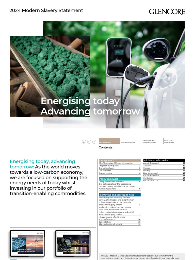 2024+Modern+Slavery+Statement | PDF | Supply Chain | Mining