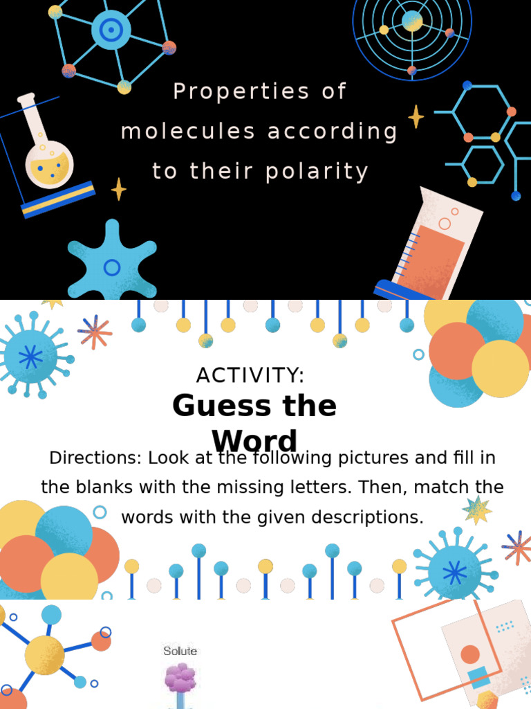 Polarity Effects on Molecule Properties | PDF | Chemical Polarity ...