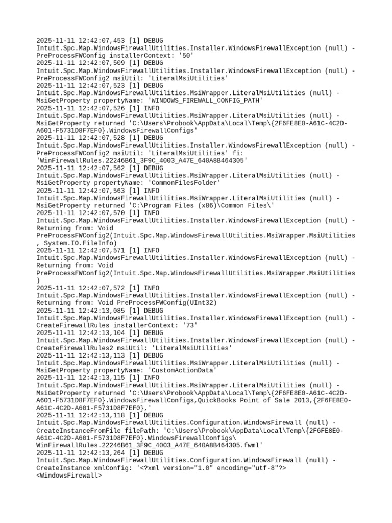 Windows Firewall Configuration for Intuit | PDF | Operating System ...