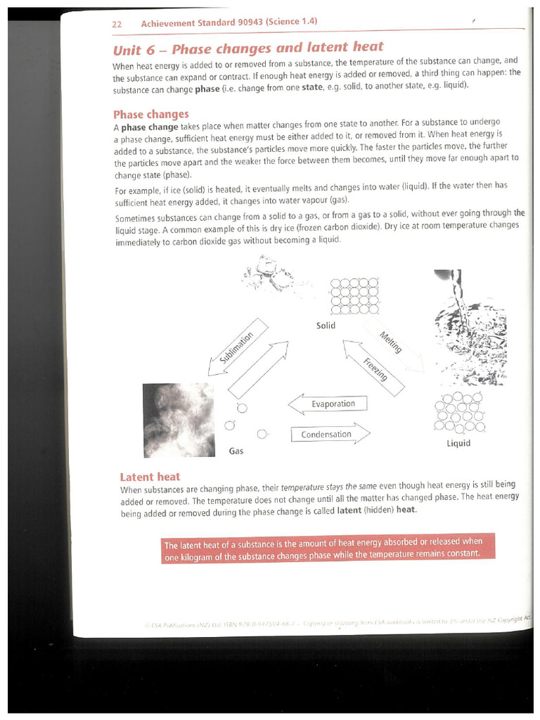 Phases Changes | PDF