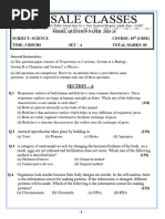 Edco Biology Exam Paper Solutions | PDF | Sex | Atrium (Heart)