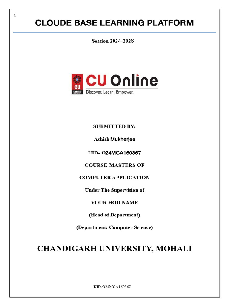 Cloud-Based Learning Platform Overview | PDF | Cloud Computing ...