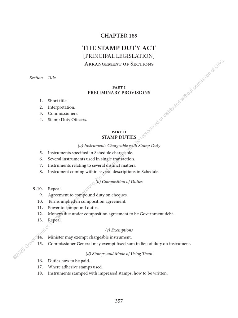 The Stamp Duty Act | PDF | Negotiable Instrument | Insurance