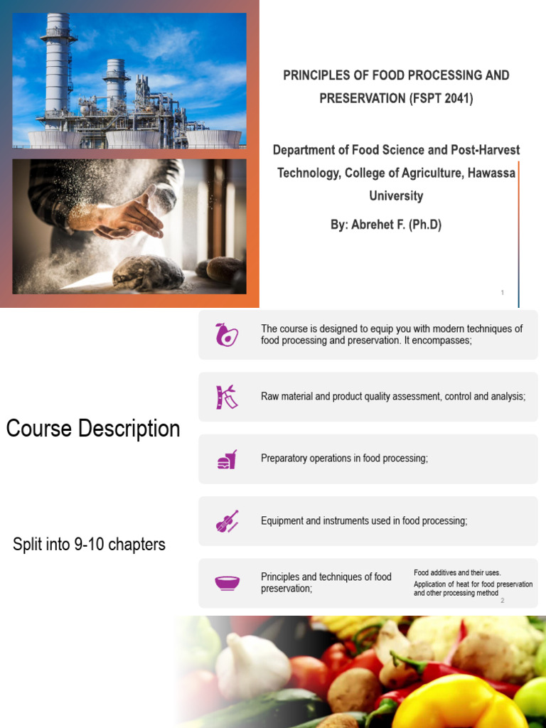 Food Processing and Preservation Techniques | PDF | Lipid | Carbohydrates