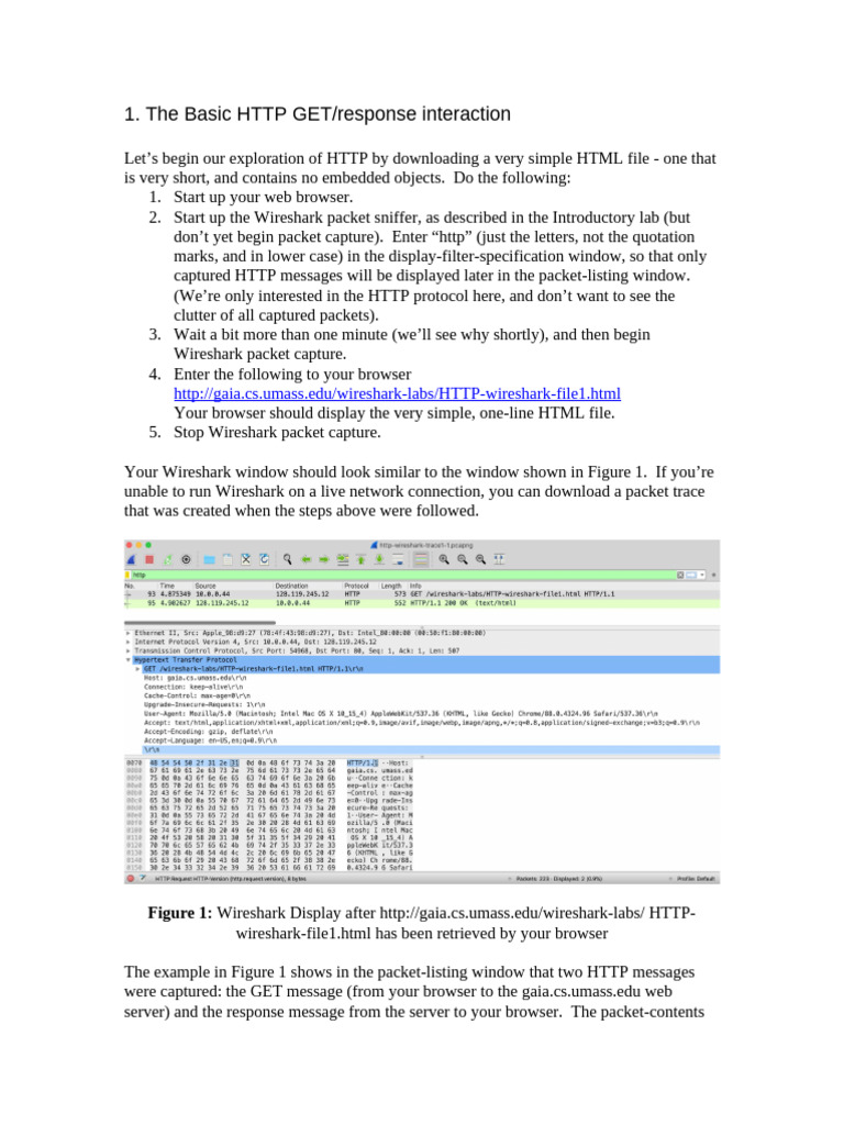Wireshark HTTP | PDF | World Wide Web | Internet & Web