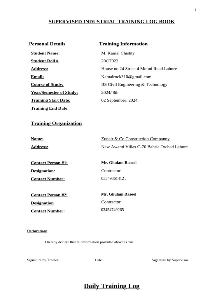 20CT032-jawad ashraf | PDF | Brick | Concrete