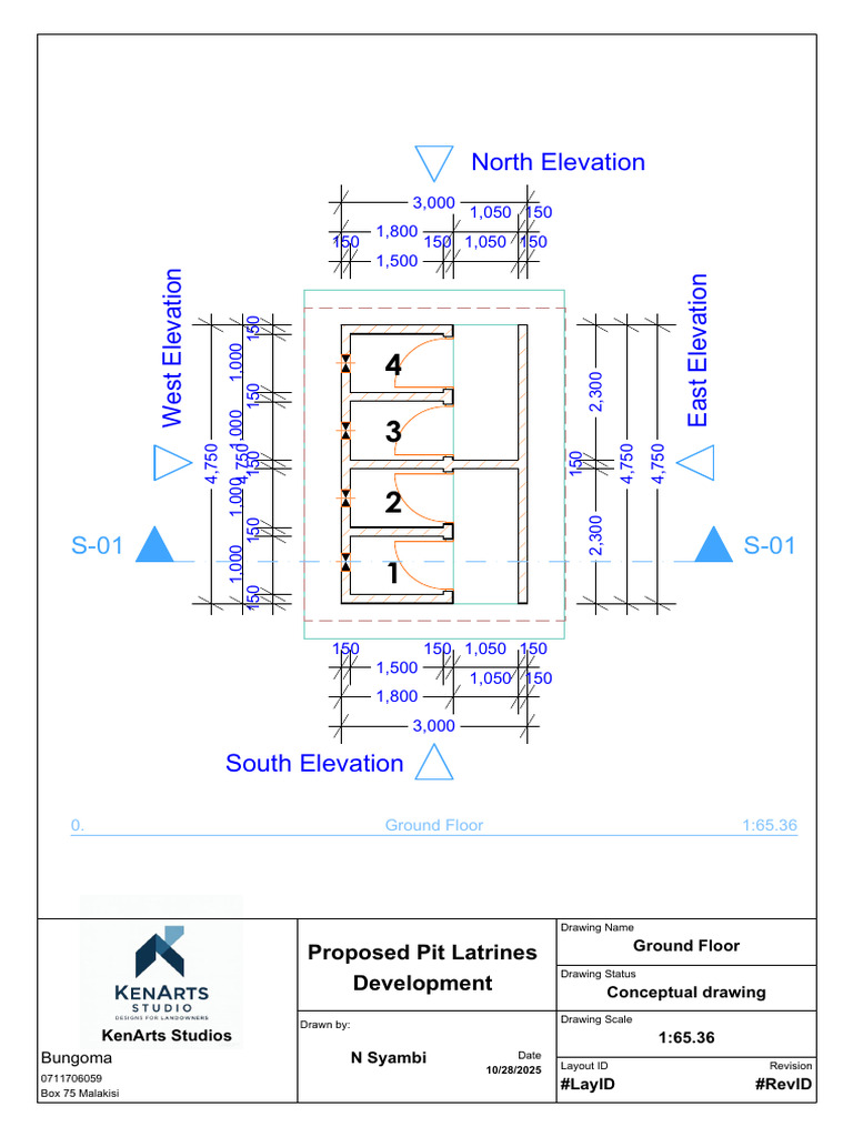 Conceptual Drawing of Pit Latrines | PDF