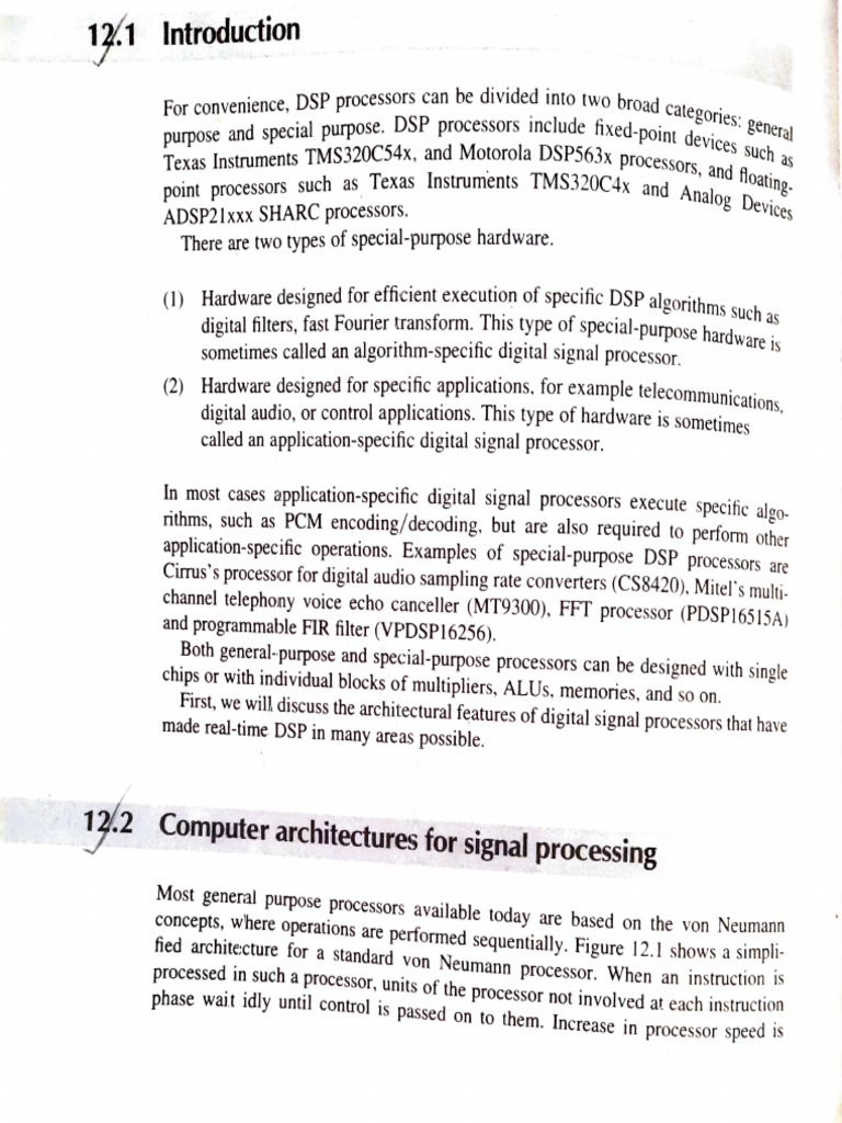 Module 5 DSP | PDF | Digital Signal Processor | Central Processing Unit