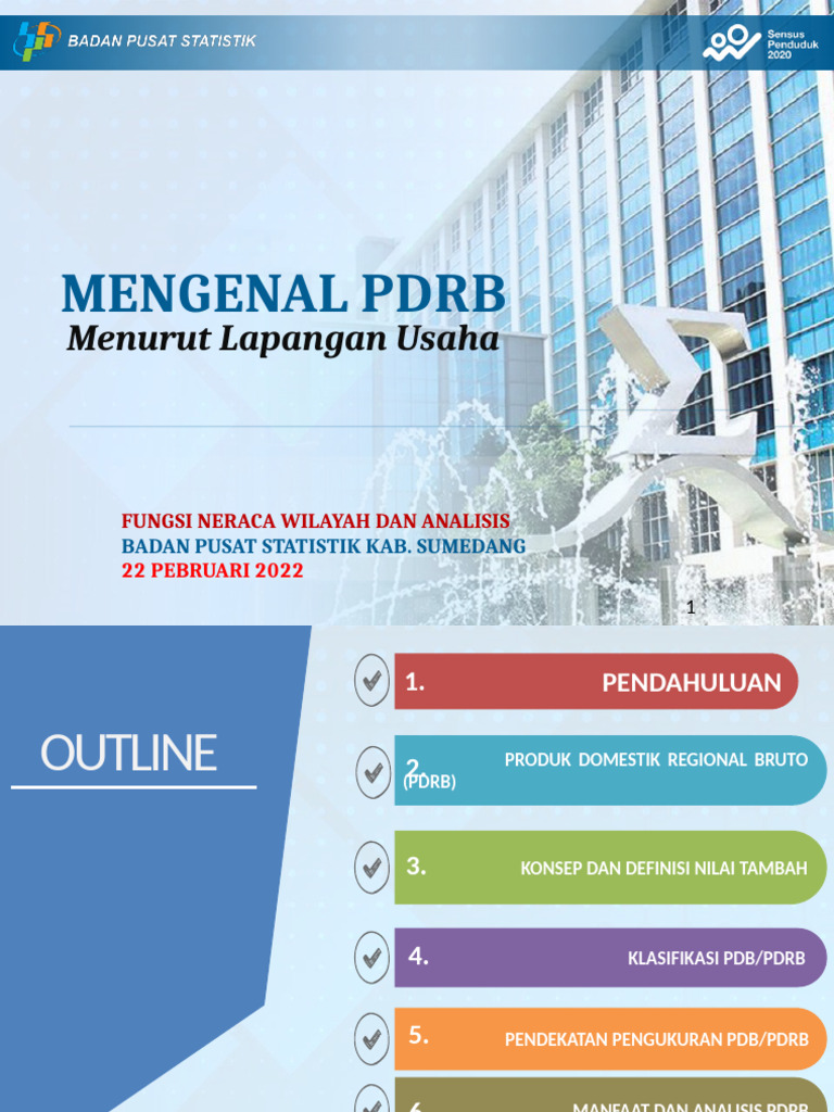 Analisis PDRB: Konsep dan Manfaatnya | PDF