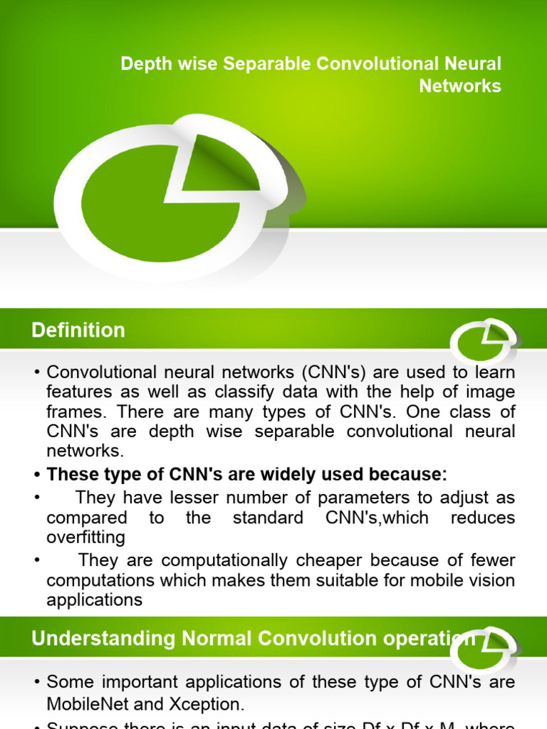 Depth Wise Separable Convolutional Neural Networks | PDF