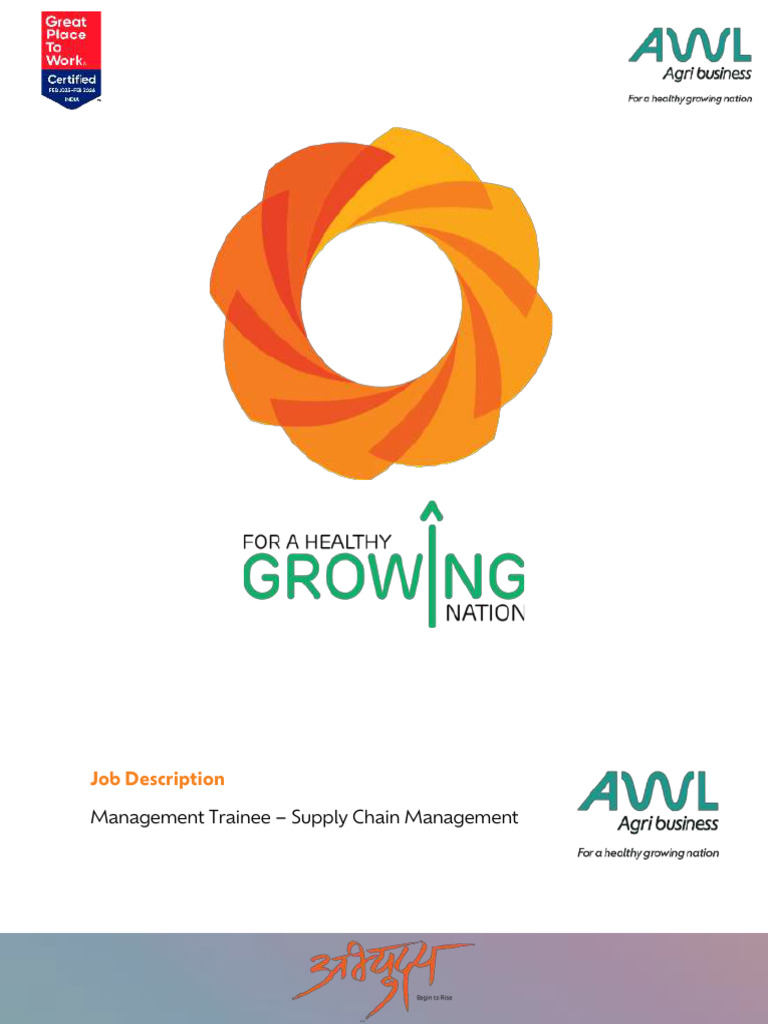AWL Agri Business Ltd_Job Description | PDF