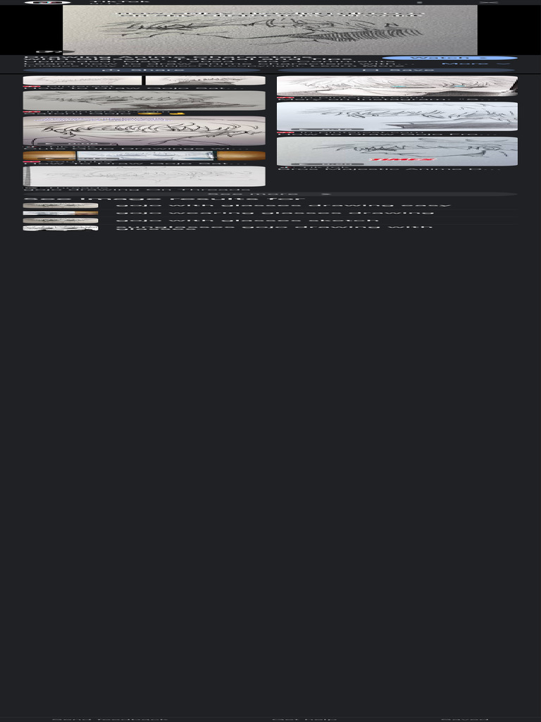 Gojo Drawing Glassses - Google Search | PDF