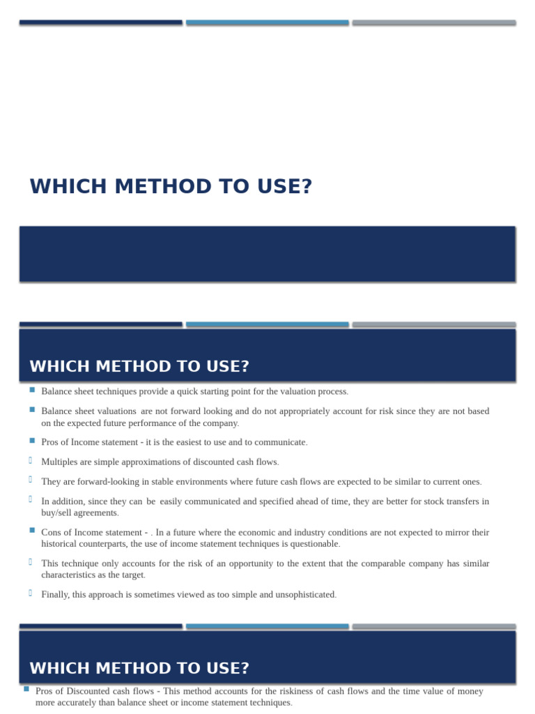 Valuation Techniques - 2026 Copy 3 | PDF | Valuation (Finance) | Discounted Cash Flow
