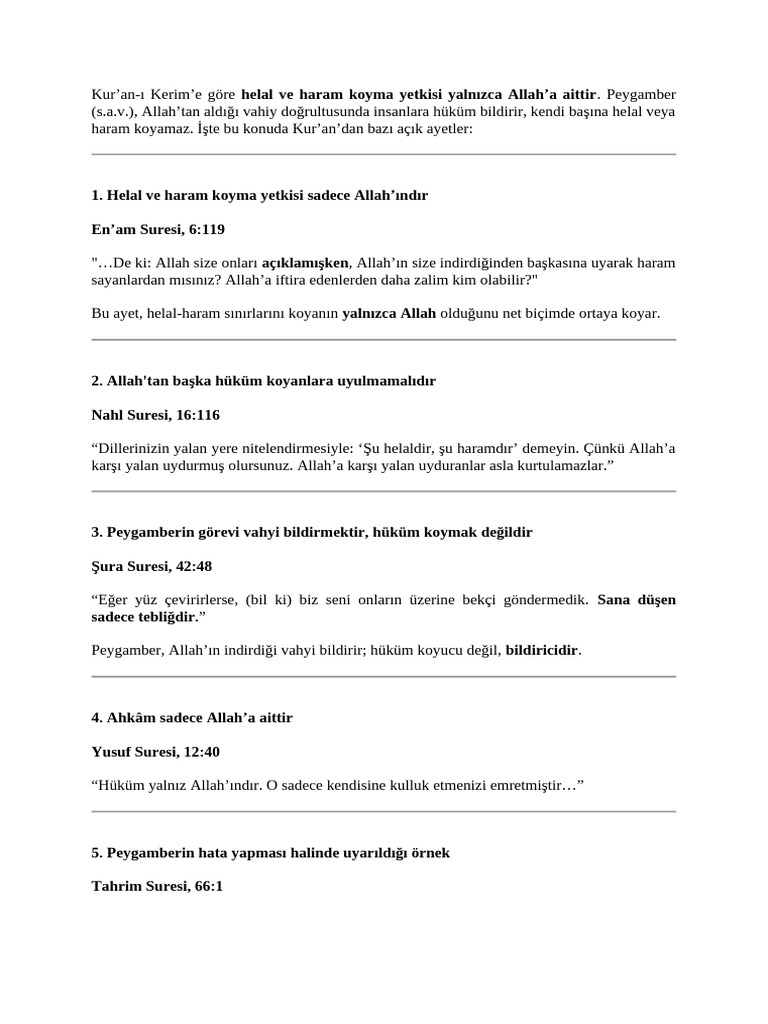 Helal Haram K | PDF