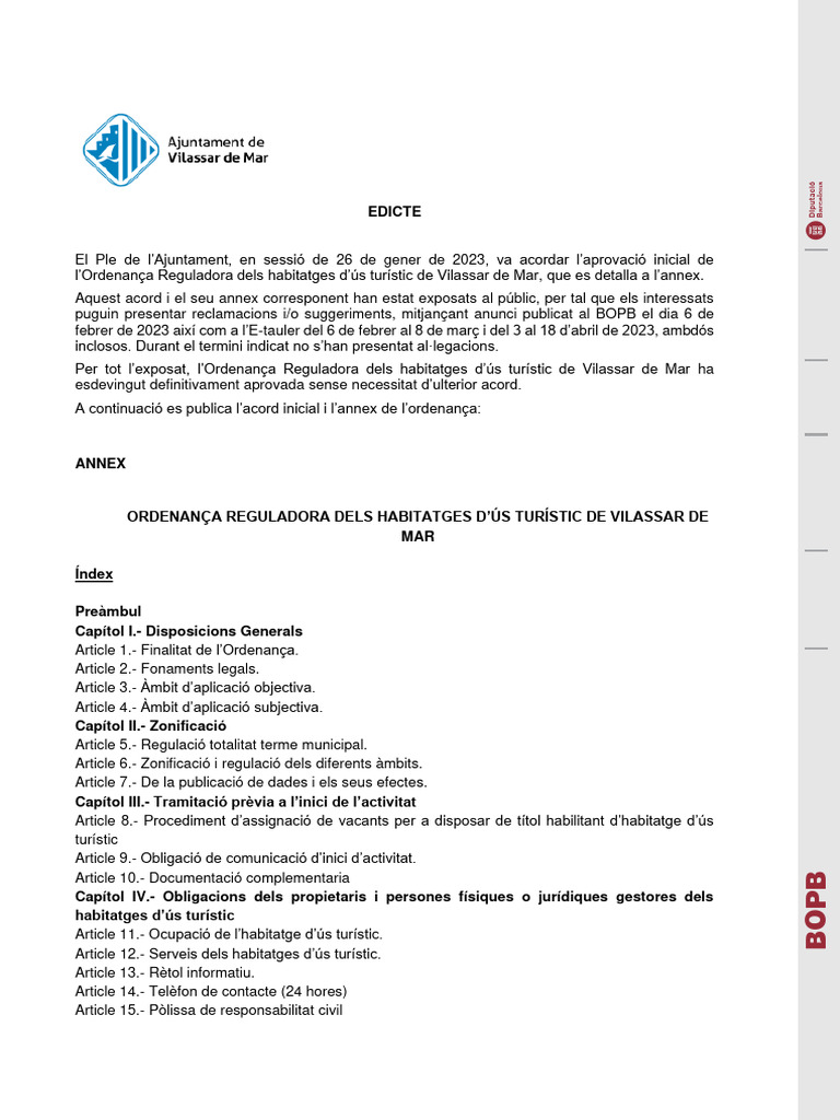 Vilassar de Mar | PDF
