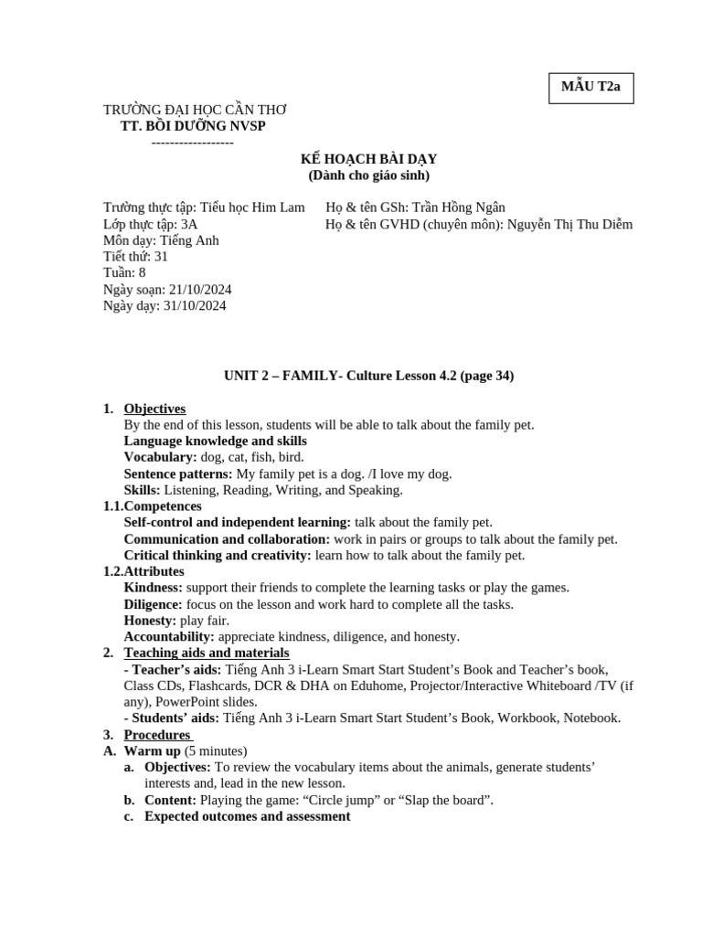 Unit 2 - Lesson 4.2 - Culture - Page 34 | PDF | Learning | Human ...
