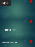 Overview of Impact Printers Types | PDF | Printer (Computing) | Printing