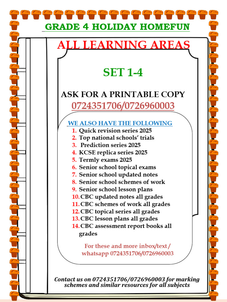 Grade 4 Holiday Assignment Booklet | PDF | Soil | Waste