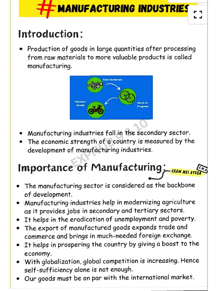 Ch-6 Geography Class 10th Notes | PDF
