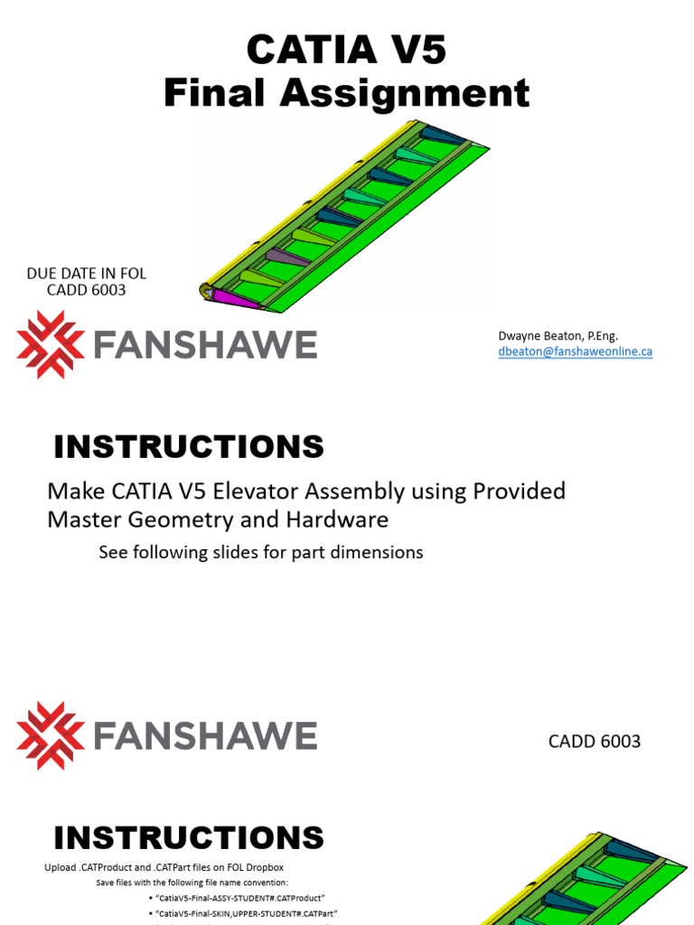 CADD 6003 CatiaV5 Final Project | PDF
