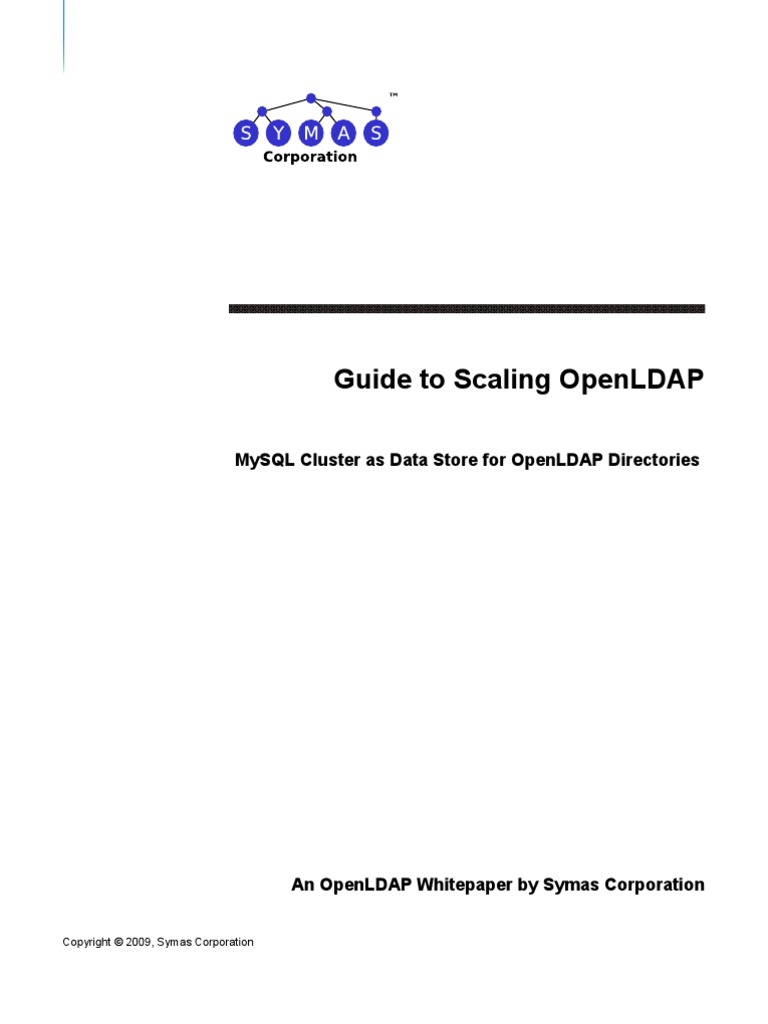 OpenLDAP Scaling Guide | PDF | Replication (Computing) | Scalability