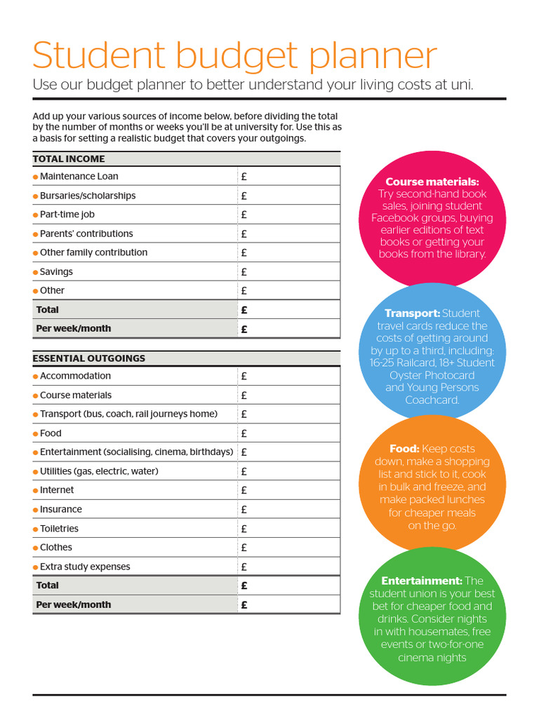 which-student-budget-planner | PDF