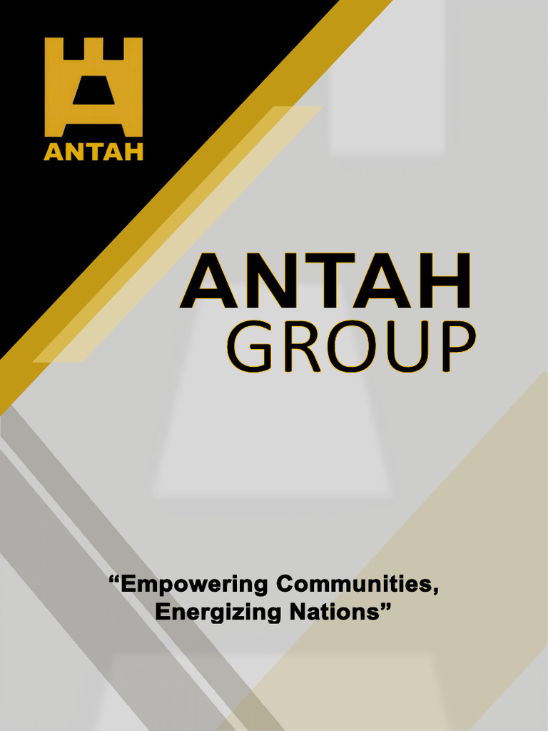 ANTAH Group: Sustainable Energy Leader | PDF | Business | Economies