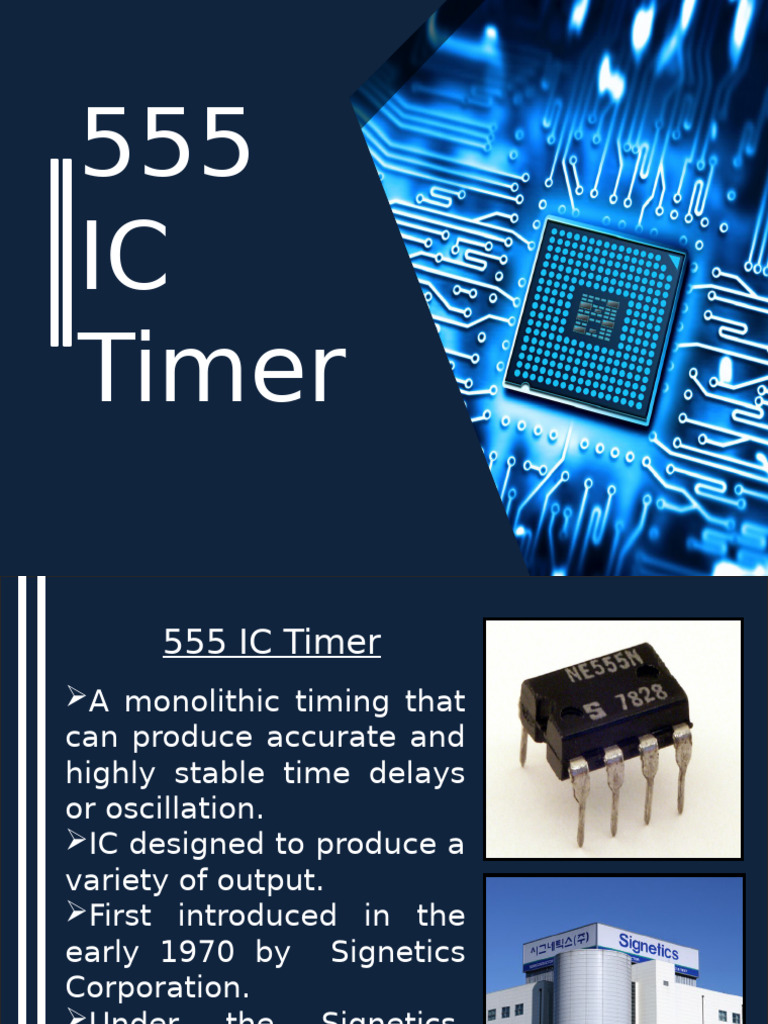 555 IC Timer | PDF | Electrical Components | Electronic Design