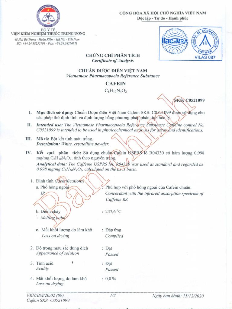Cafein c0521099 | PDF