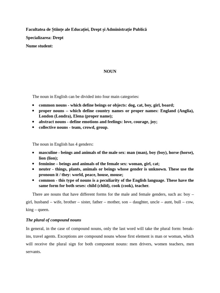 Noun | PDF