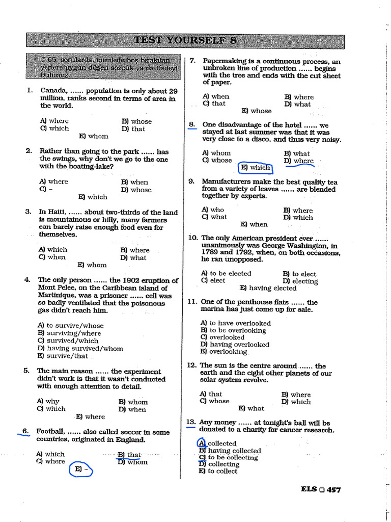 test yourself 8 | PDF