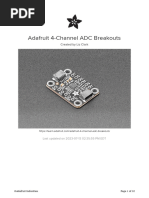 BNO055 Orientation Sensor Guide | PDF | Arduino | Computer Science