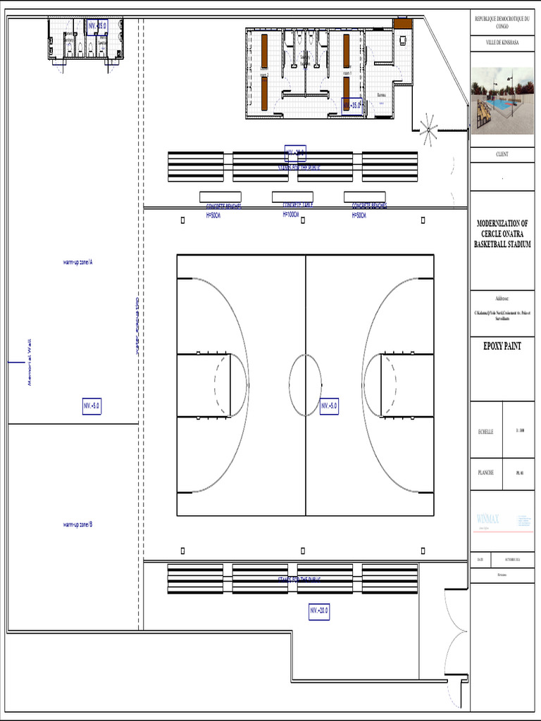 Modernization of Cercle Onatra Basketball Stadium | PDF | Kinshasa ...